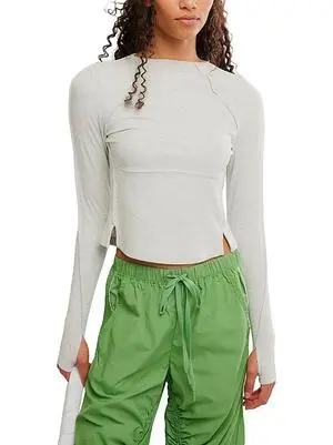 FREE PEOPLE Love Club Long Sleeve Tee