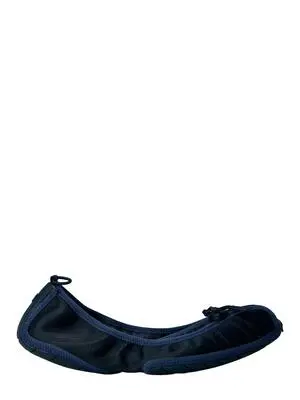 Balenciaga Elasticated Ballet Flats Navy