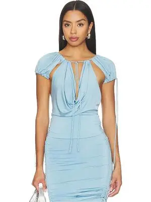 KNWLS Knwls Cu Top In Baby Blue.