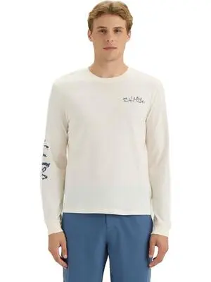 SALT LIFE Offshore Spirit Long Sleeve Tee Snowfall