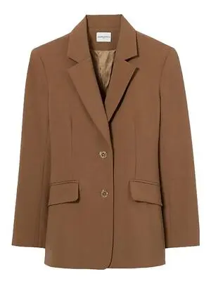 CLAUDIE PIERLOT Notch-lapel Slim-fit Wool-blend Jacket 12