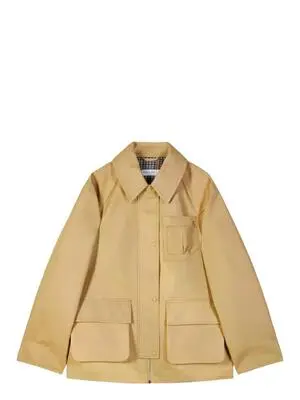 PATRIZIA PEPE Logo-patch Zip-up Coat