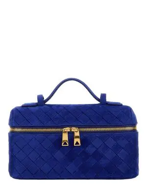 Bottega Veneta Bottega Veneta Women Blue Suede Bang Bang Handbag Blue