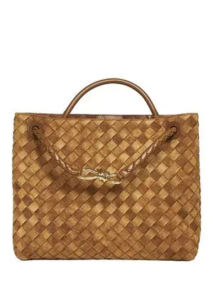 Bottega Veneta Bottega Veneta Women Dark Caramel 20 Andiamo Medium Handbag Multicolor