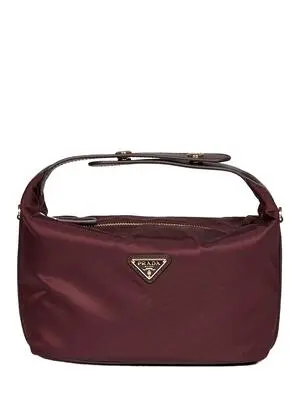 PRADA Prada Borse Women Burgundy Prada Chérie Mini Handbag With Shoulder Strap