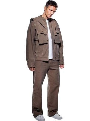 JENDUE Hardy Hooded Denim Jacket