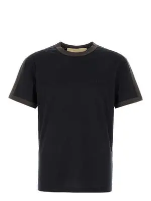 VALENTINO Valentino Garavani Men Midnight Blue Cotton T-Shirt