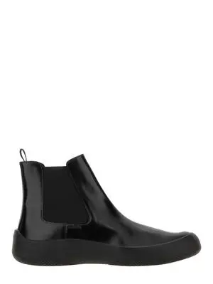 PRADA Prada Men Black Leather Ankle Boots