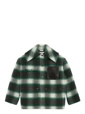 BALENCIAGA Balenciaga Men Checked Flannel Overshirt