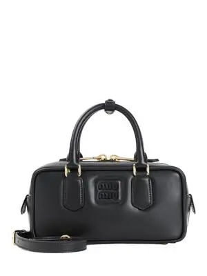 Miu Miu Arcadie Calf Leather Handbag - Black