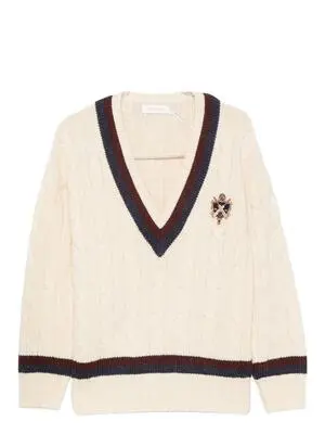 ZIMMERMANN Zimmermann Women Valiant Wool V-Necked Jumper