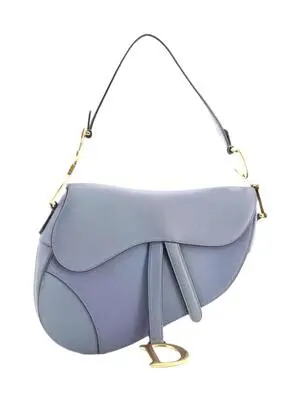 DIOR Saddle Handbag Leather Medium Shoulder Bag