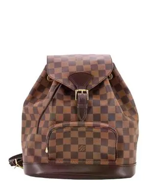 LOUIS VUITTON Vintage Montsouris Damier Mm Backpack - Brown