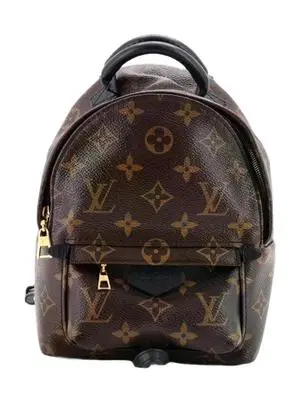 LOUIS VUITTON Palm Springs Monogram Canvas Mini Backpack