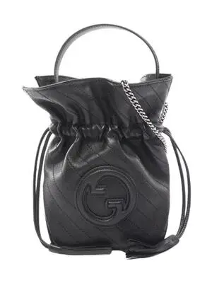 GUCCI Blondie Quilted Leather Bucket Bag