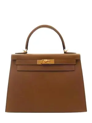 HERMÈS 2021 Epsom Kelly Ii Sellier 28 Satchel
