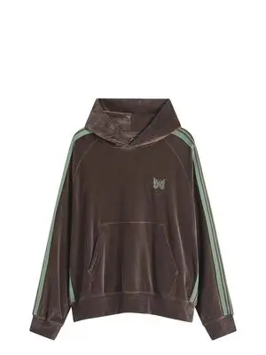 Needles Track Hoodie Brown