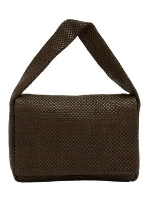 ST. AGNI Lattice Everyday Satchel Coffee