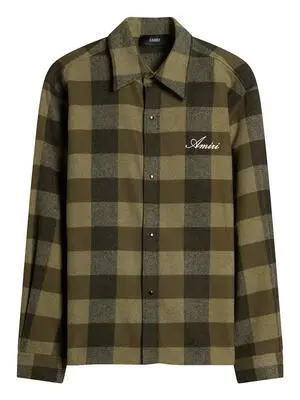 AMIRI Heavy Flannel Check Shirt