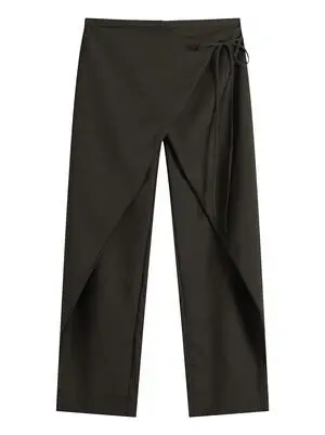 ST. AGNI Wrap Rouleau Pants