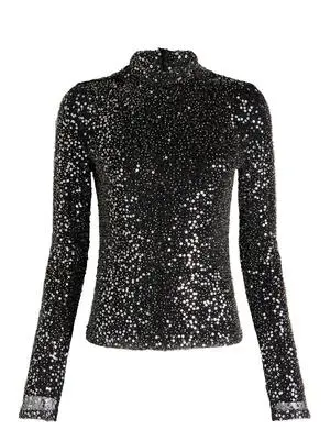ISABEL MARANT ÉTOILE Étoile Lou Sequin Long Sleeve Top