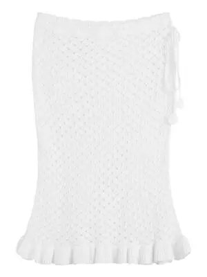MY MUM MADE IT Lace Knit Midi Skirt