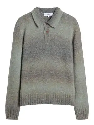 PALMES Alpaca Longsleeve Knit Polo