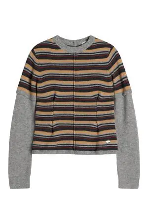 DAMSON MADDER Clara Double Sleeve Jumper | Size: | 100% Wool | End Clothing
