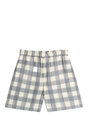 JIL SANDER Relaxed Fit Check Shorts