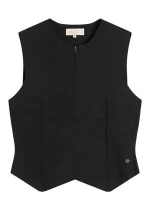 STEL Zip Up Power Knit Vest