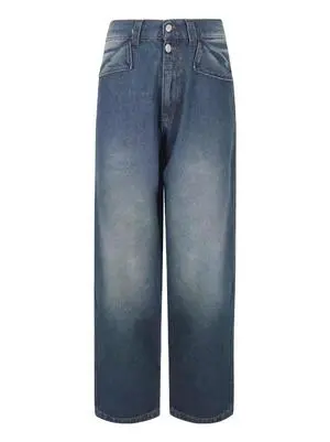 GIMAGUAS Faded Straight-leg Jeans