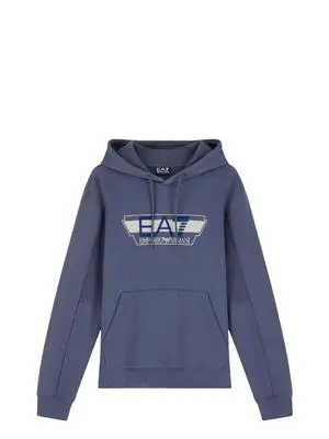 EMPORIO ARMANI Hoodie Visibility Regular Fit Cotton Blend With Logo
