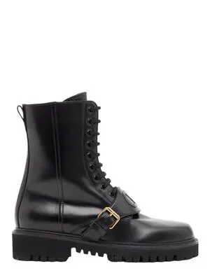 VALENTINO Round-toe Short Boots