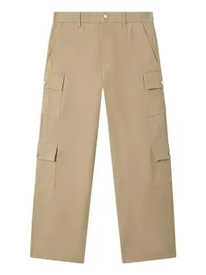 CASABLANCA Beige Desert Canvas Denim Jeans, 