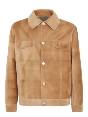 FENDI Camel-colour Mink Blouson