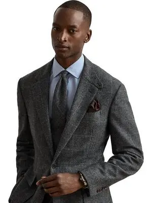 RALPH LAUREN Glenn Hand-tailored Tick-weave Jacket