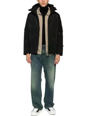 OUTHERE Hooded Crinkled-effect Jacket