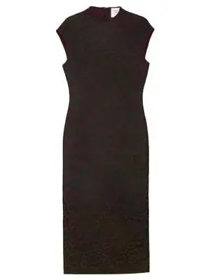 HERVE LEGER Anita Metallic-jacquard Dress
