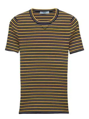 PRADA Striped Cotton T-shirt