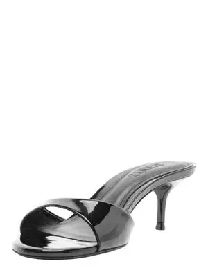 SCHUTZ 65mm Sally Patent Leather Mule Sandals