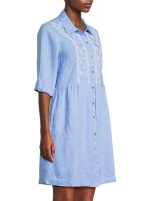 LILLY PULITZER® Shaela Embroidered Shirtdress