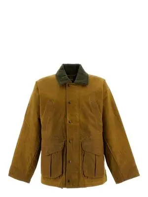Filson FIELD JACKET IN TIN CLOTH Marrone