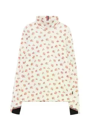 MONCLER Floral-print Turtleneck Base Layer