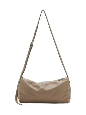 THE ROW Alix Washed Leather Bag Khaki