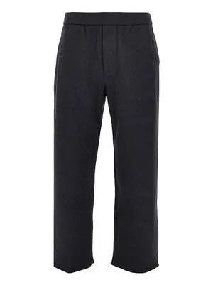 Emporio Armani Interlock Jersey Pants Man Blue