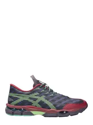 Asics Kiko Kostadinov X Us8-s Gel-sj33 'deep Plum Fresh Grass' Blue