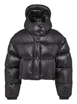 PRADA Re-nylon Transformable Hooded Down Jacket