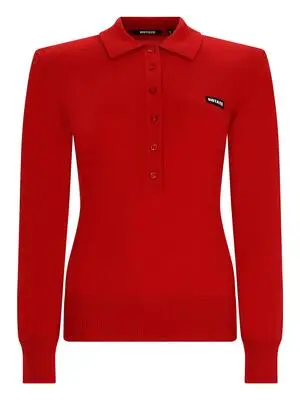 ROTATE BY BIRGER CHRISTENSEN Polo In Maglia Di Lana Merino E Cashmere