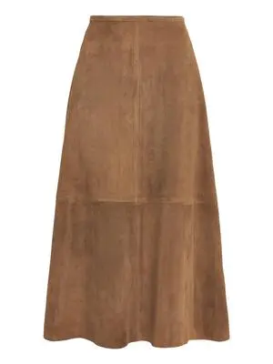 JOSEPH Suede Helius Midi Skirt
