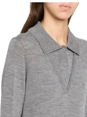 THE GARMENT Bergen Merino Wool Polo Sweater